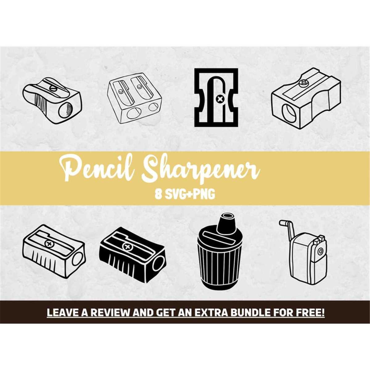 Pencil Sharpener SVG, Pencil Svg, Office Clipart, Svg files - Inspire ...