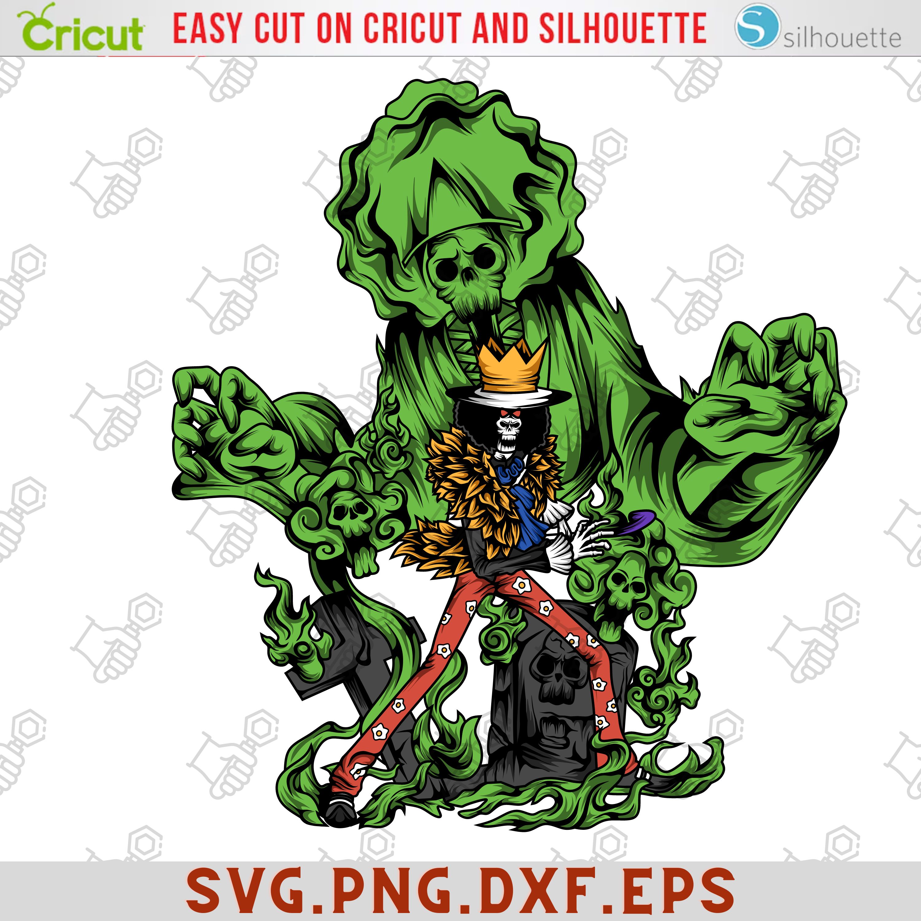 Brook,One Piece Svg Bundle, Luffy Gear 5 Svg , Luffy Nika, O - Inspire ...