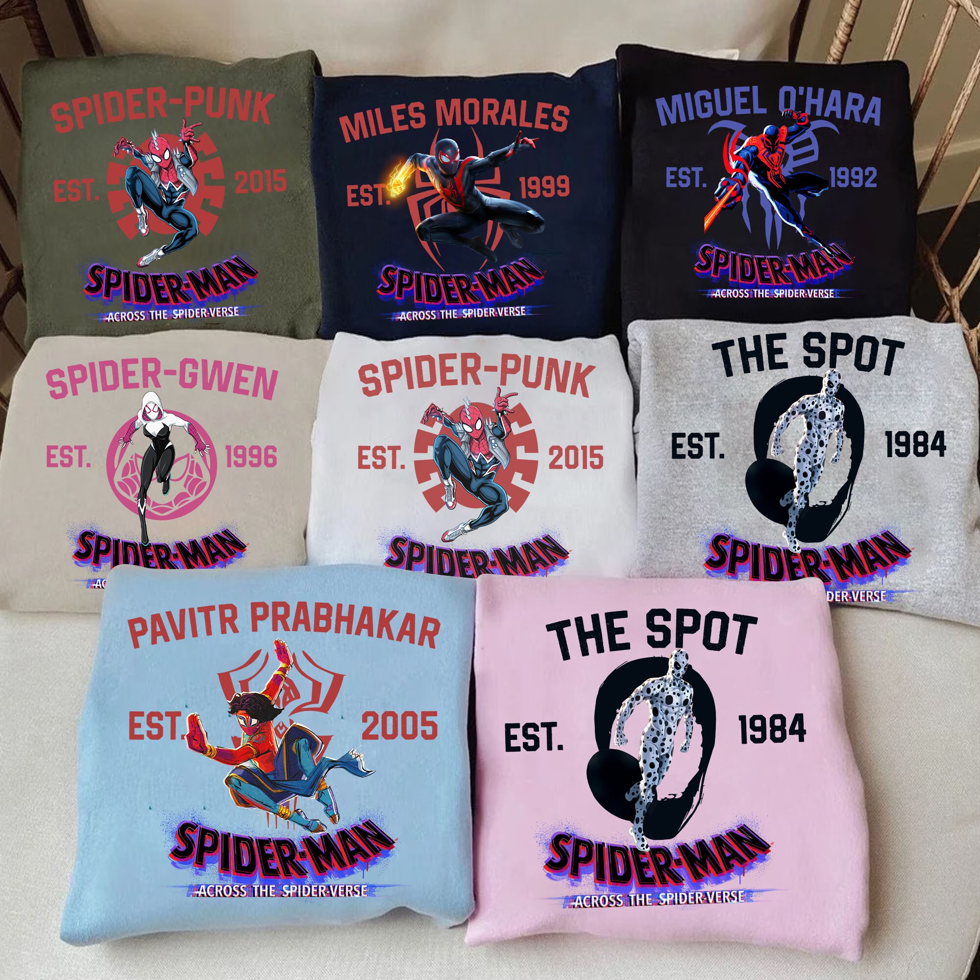 Spider Man Across The SpiderVerse Shirt, The SpiderVerse Cha - Inspire ...