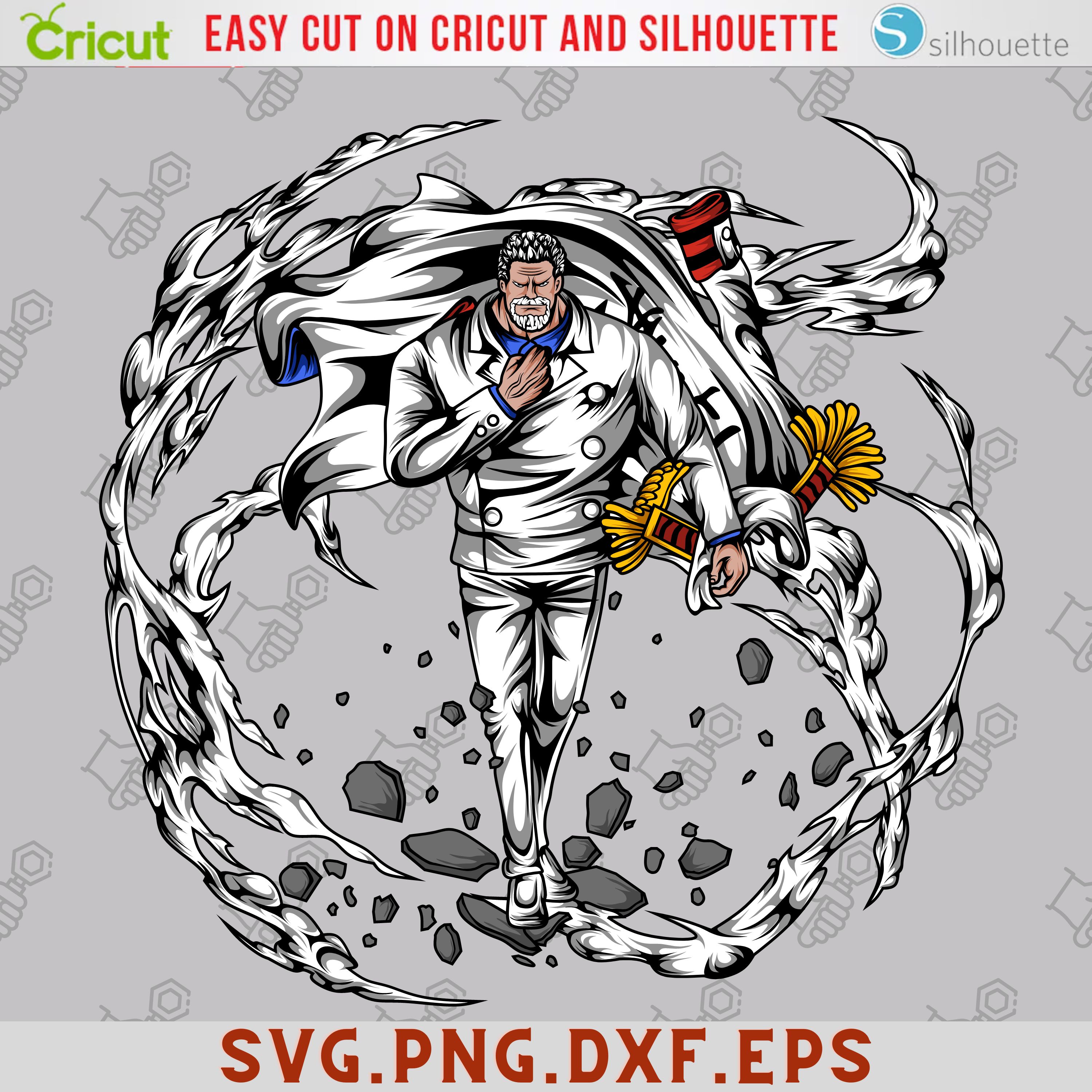 Monkey d garp,One Piece Svg Bundle, Luffy Gear 5 Svg , Luffy | Inspire ...