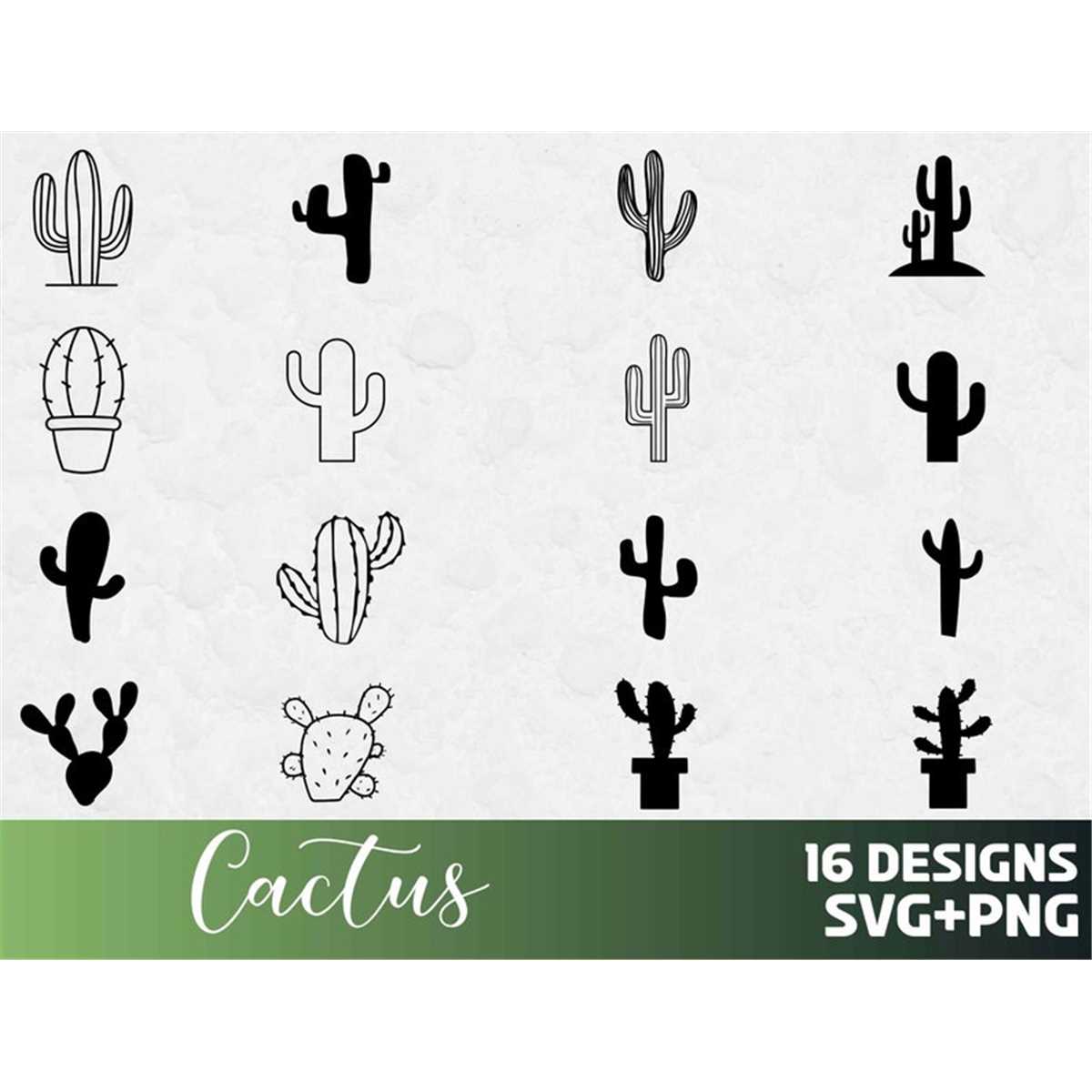 Cactus Svg Bundle, Western Svg, Tropical SVG, Svg files for - Inspire ...