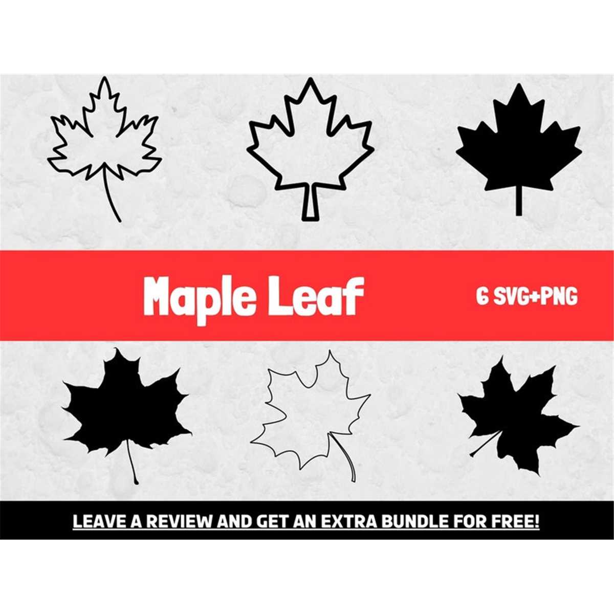 Maple Leaf Svg, Trees SVG, Nature Svg, SVG Files for Cricut, | Inspire ...