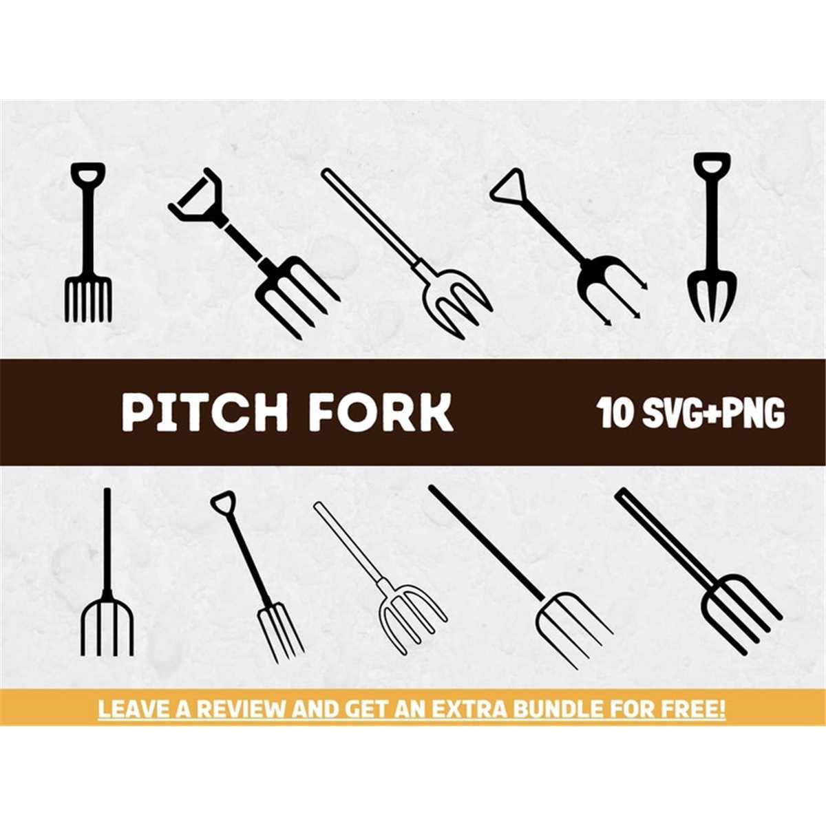 Pitchfork Svg Bundle, SVG Files for Cricut, Farmhouse Svg, F | Inspire ...