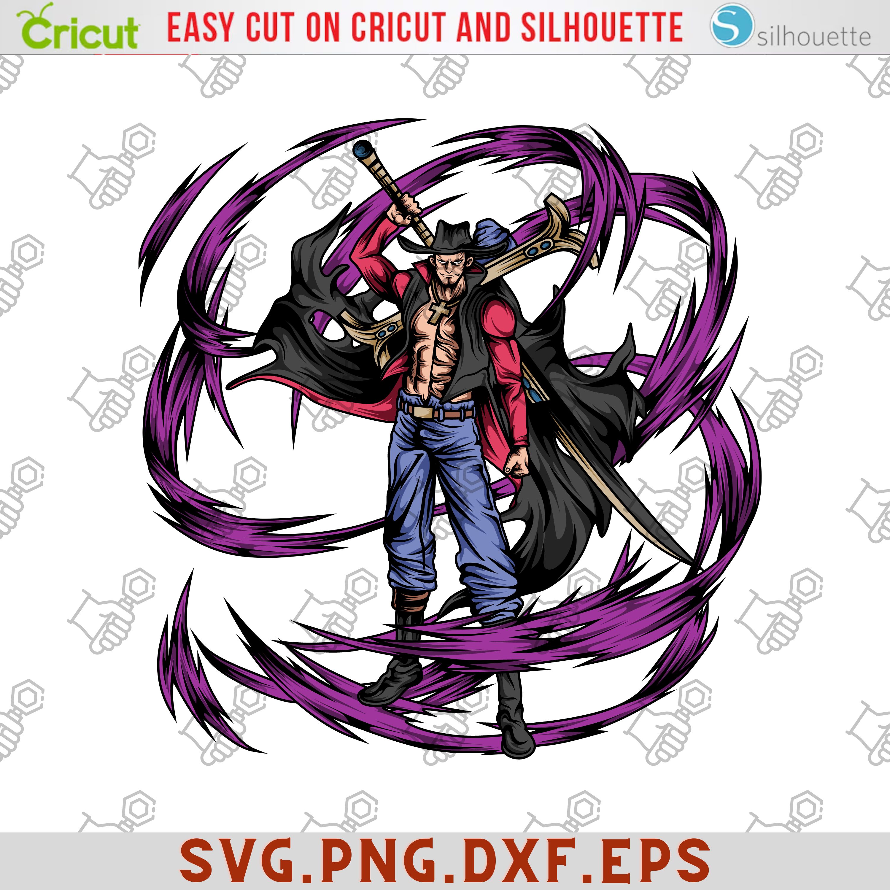 Mihawk, One Piece Svg Bundle, Luffy Gear 5 Svg , Luffy Nika, - Inspire ...