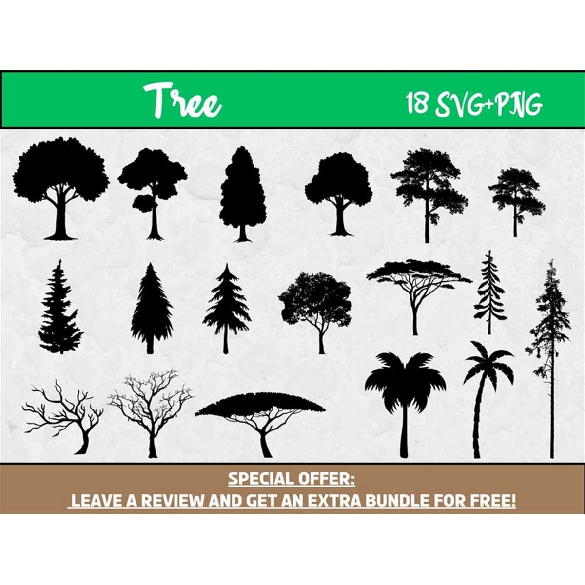 Tree Svg, Svg Tree, SVG Files for Cricut, Trees SVG, Outdoor | Inspire ...