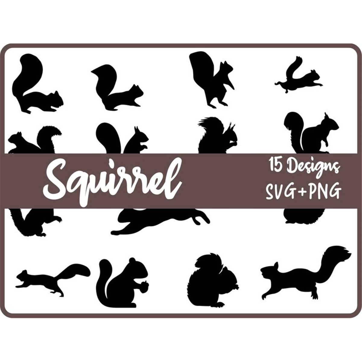Squirrel Svg Bundle, Svg Files for Cricut, Commercial Use SV | Inspire ...