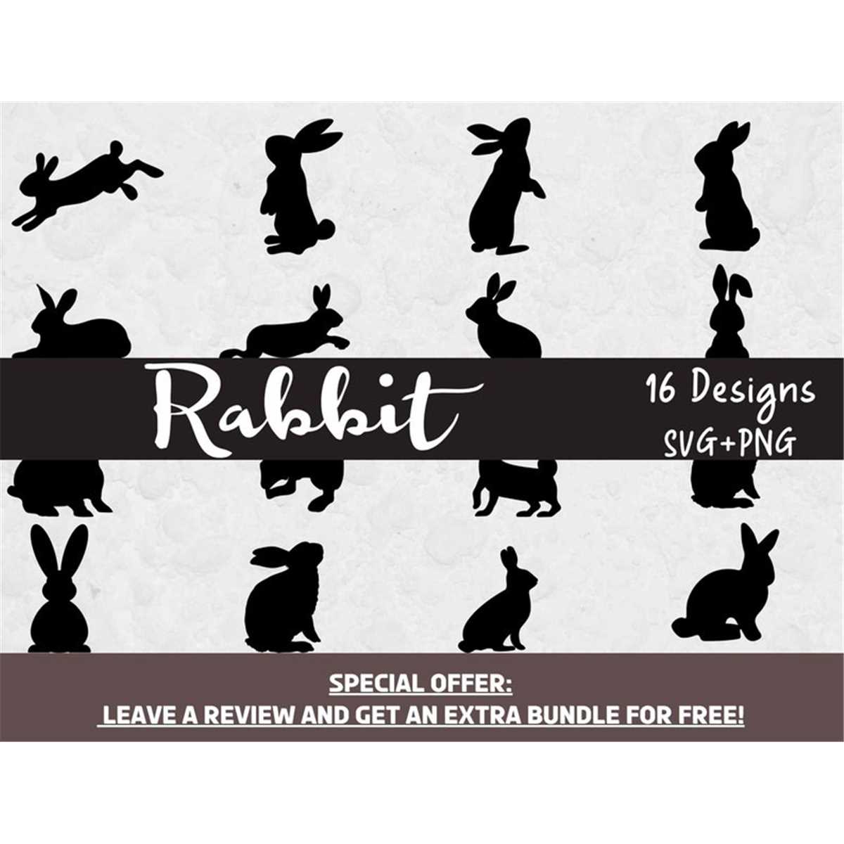 Rabbit SVG Bundle, animal Svg, Farmhouse SVG, Svg files for - Inspire ...