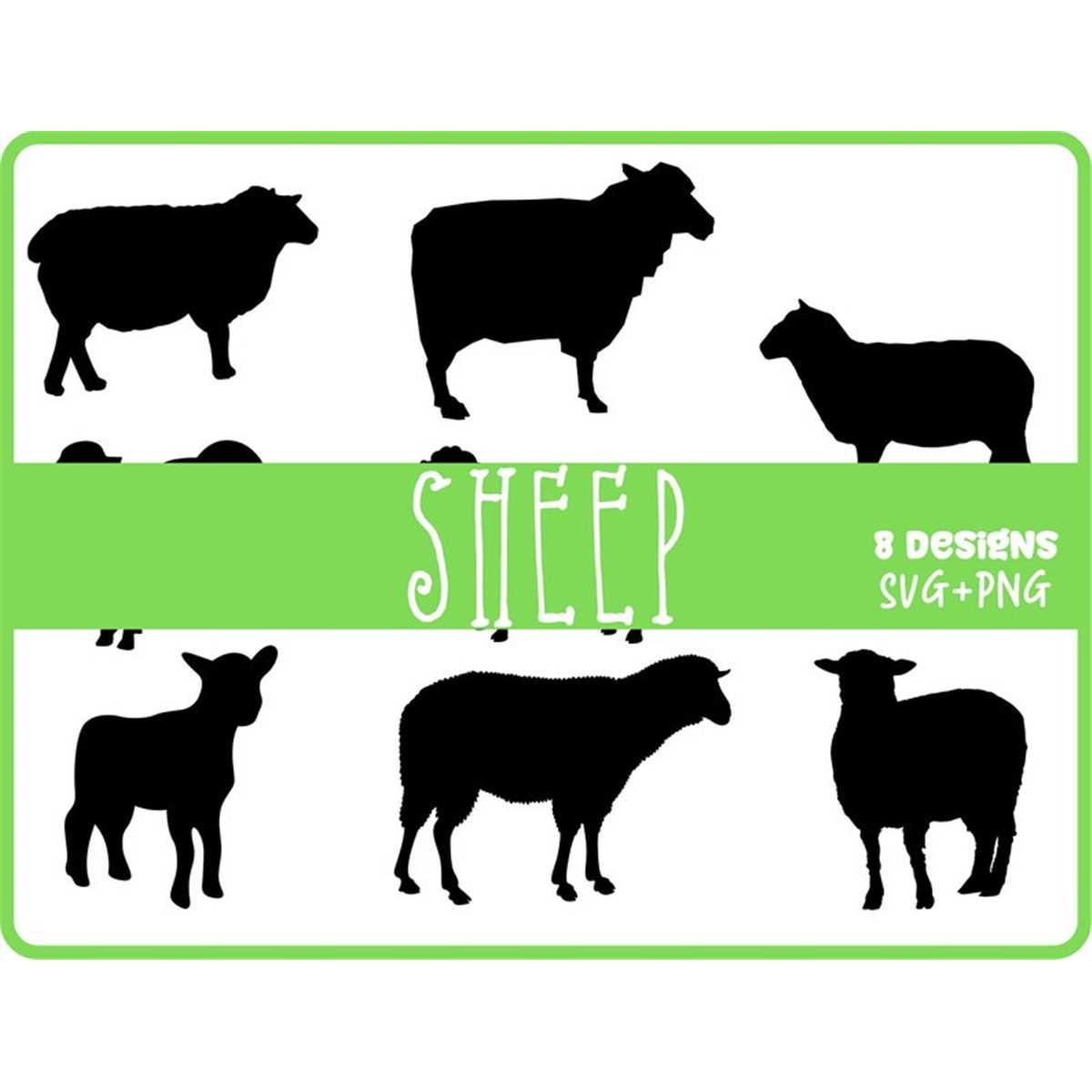 Sheep Svg Bundle, Sheep Clipart, Farmhouse SVG Bundle, Silho | Inspire ...