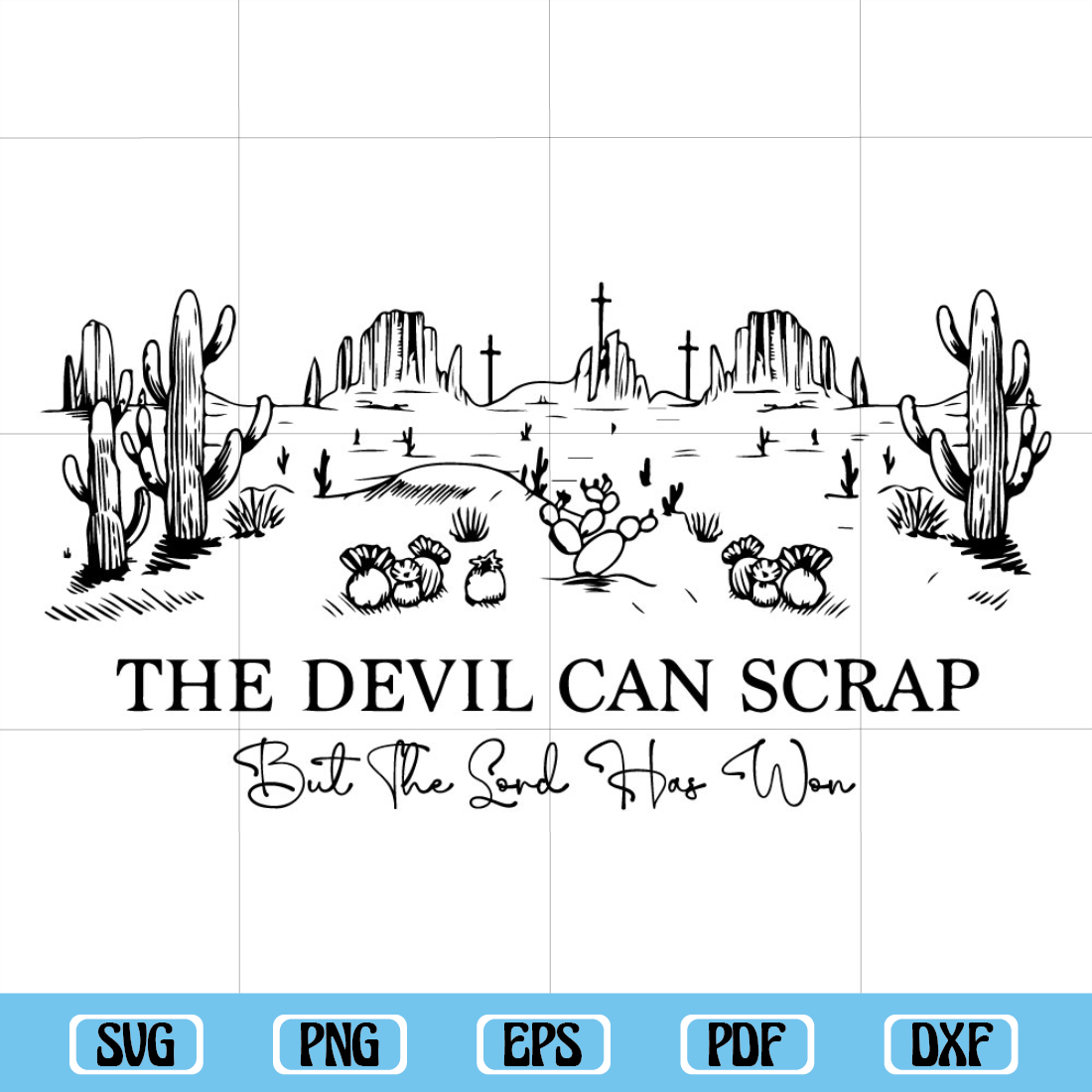 The Devil Can Scrap But The Lord Has Won Svg, Zach Bryan Svg | Inspire ...