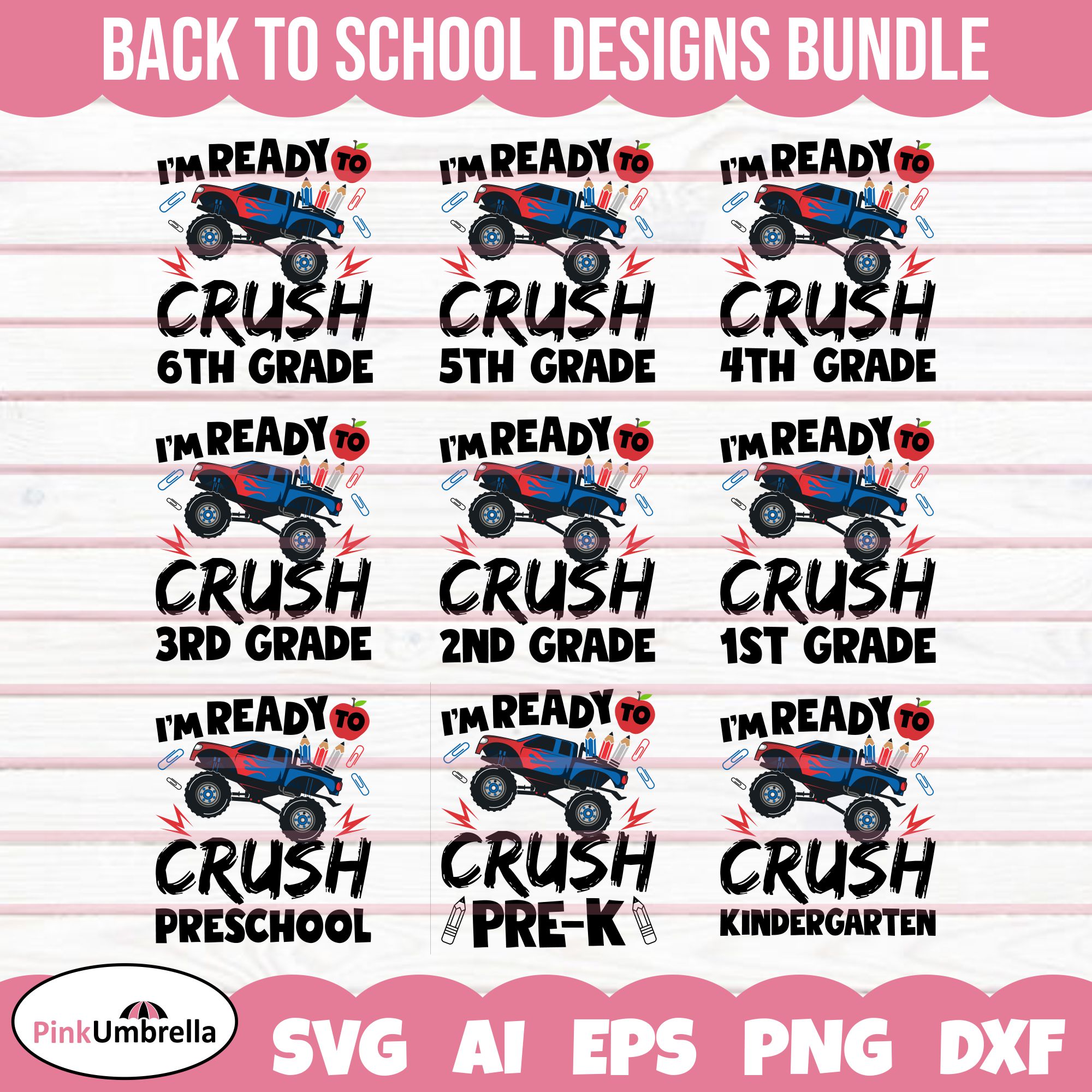 Back to School Svg Bundle, Boy First Day of School Svg, Read | Inspire ...