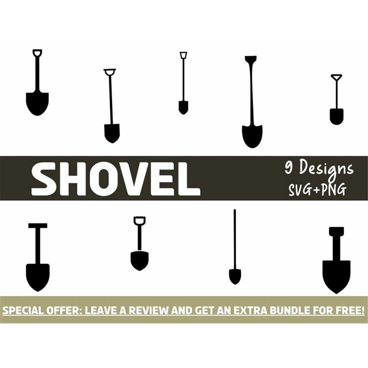 Shovel SVG Bundle, Svg files for Cricut, Spade SVG, Shovel C | Inspire ...