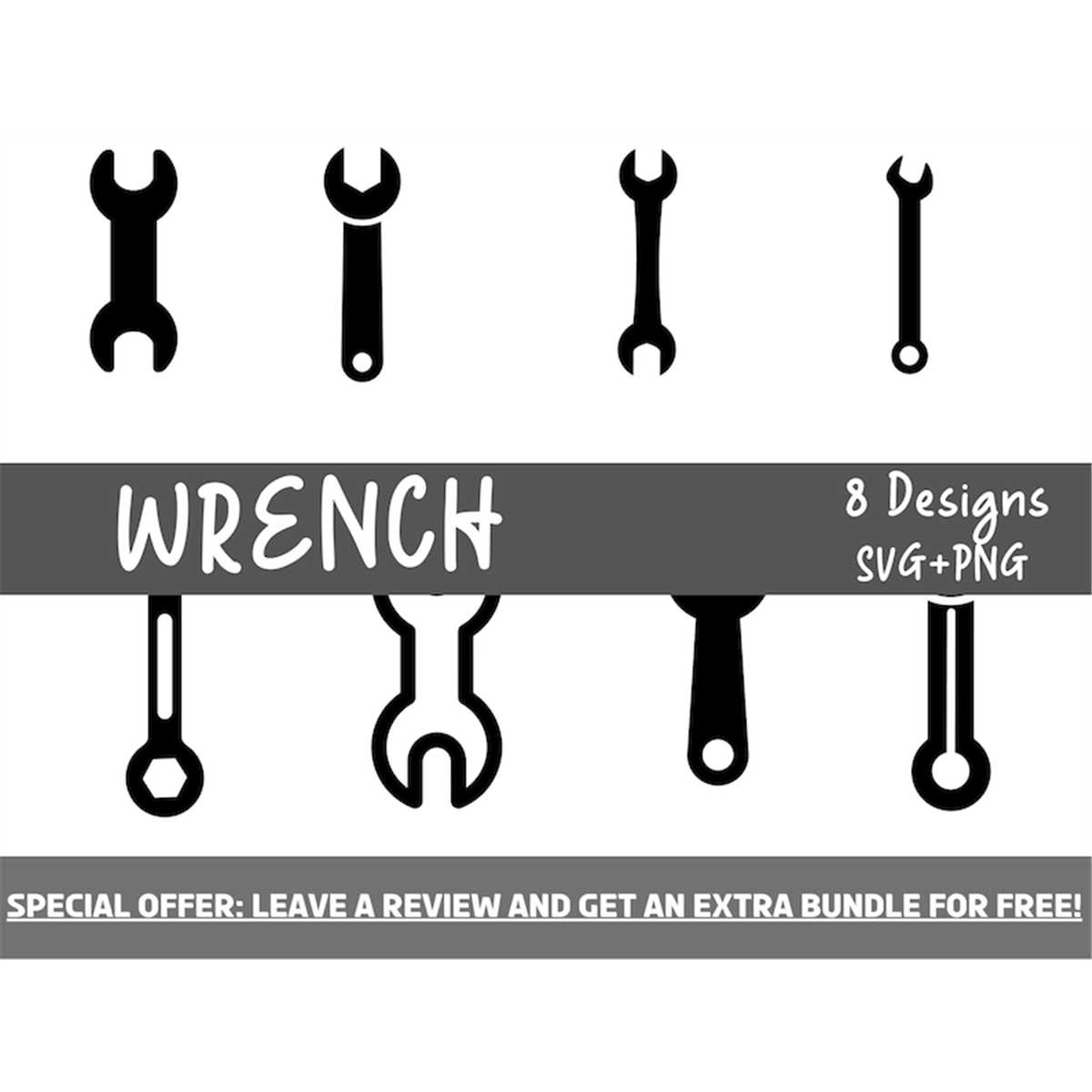 Wrench SVG Bundle, Commercial Use SVG, Tool Svg, Tool Clipar | Inspire ...