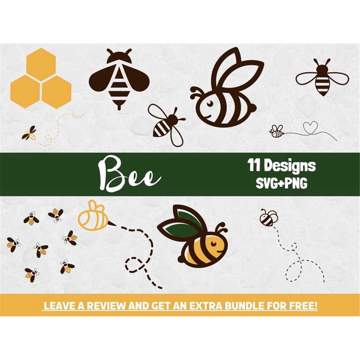 Bee Svg Bundle, Bee Clipart, Summer Svg, SVG Files for Cricu | Inspire ...