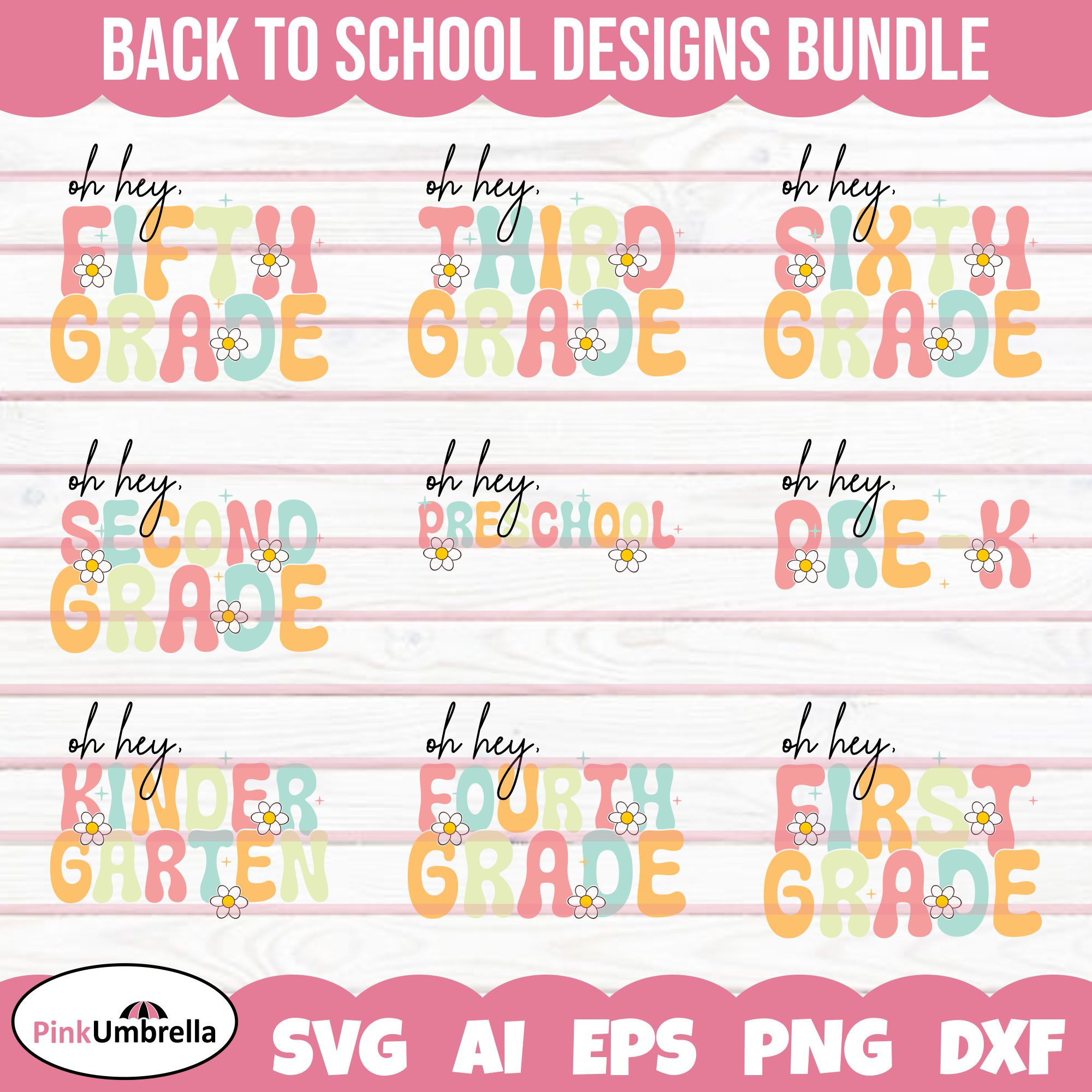 Oh Hey Fourth Grade Svg, Fourth Grade Svg, Back to School Sv - Inspire ...