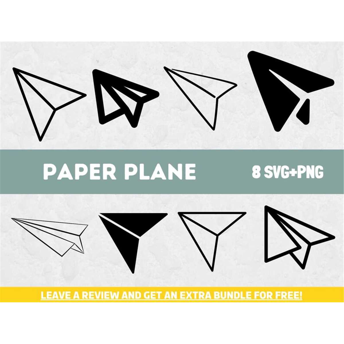 Paper Plane SVG Bundle, Commercial Use SVG, Plane Svg, Offic | Inspire ...