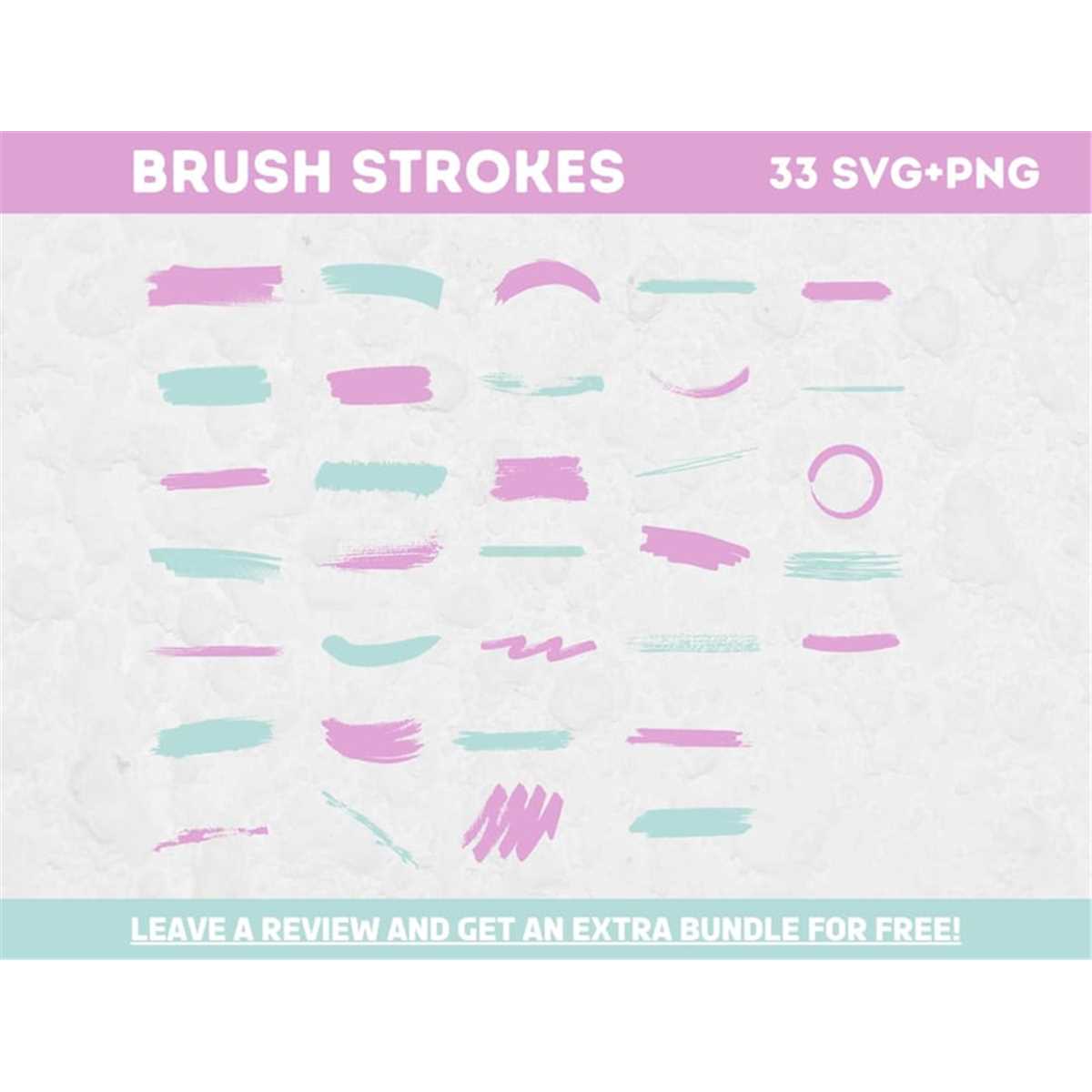 Paint Brush Stroke Svg, SVG Files for Cricut, Brush Svg, Han | Inspire ...
