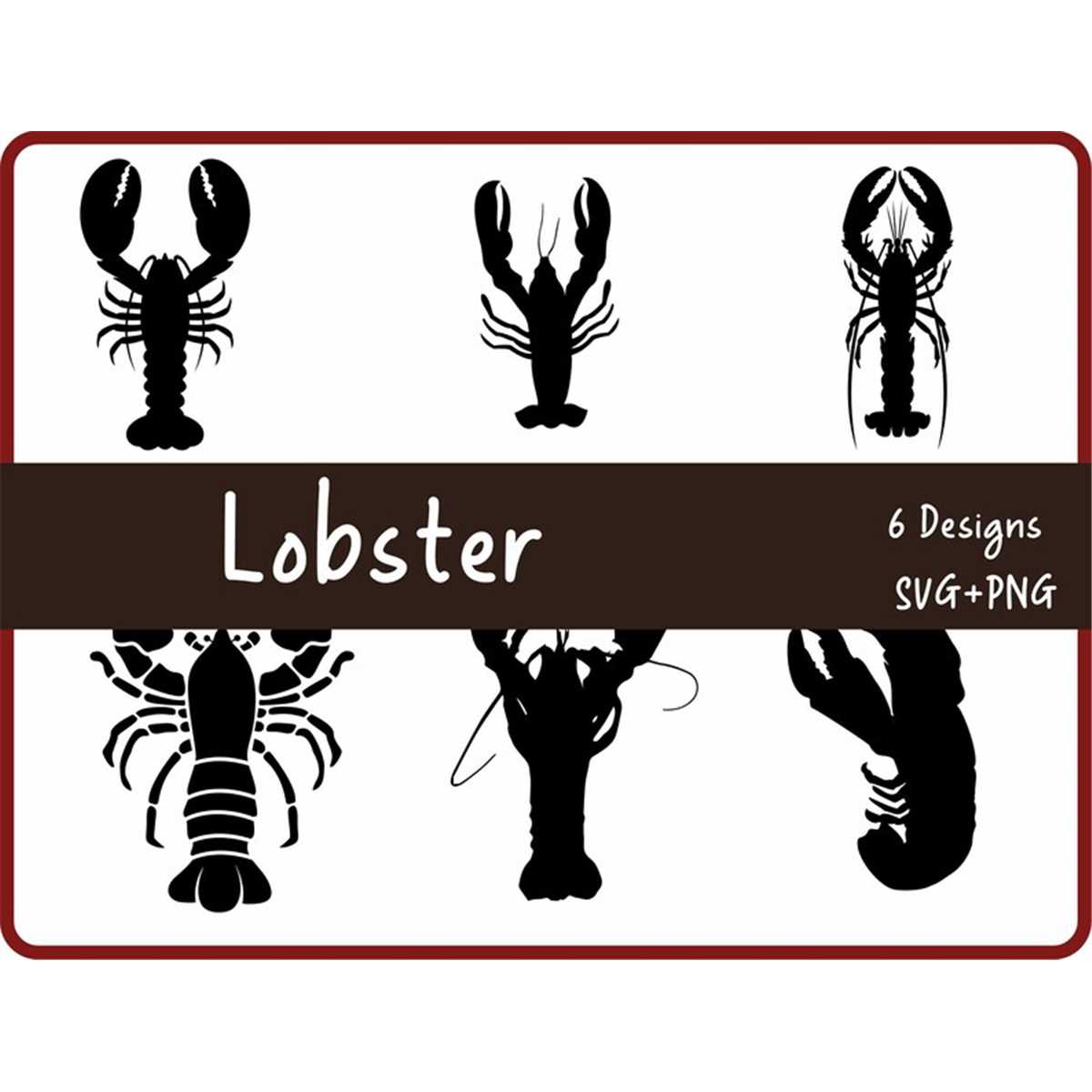 Lobster Svg Bundle, SVG Files for Cricut, Lobster Cut File, | Inspire ...