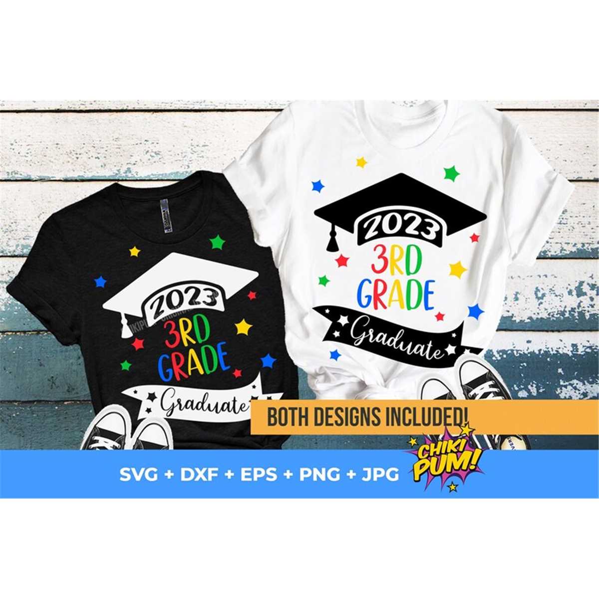 2023 3rd Grade Graduate SVG, 3rd Grade Graduation SVG, 3rd G | Inspire ...