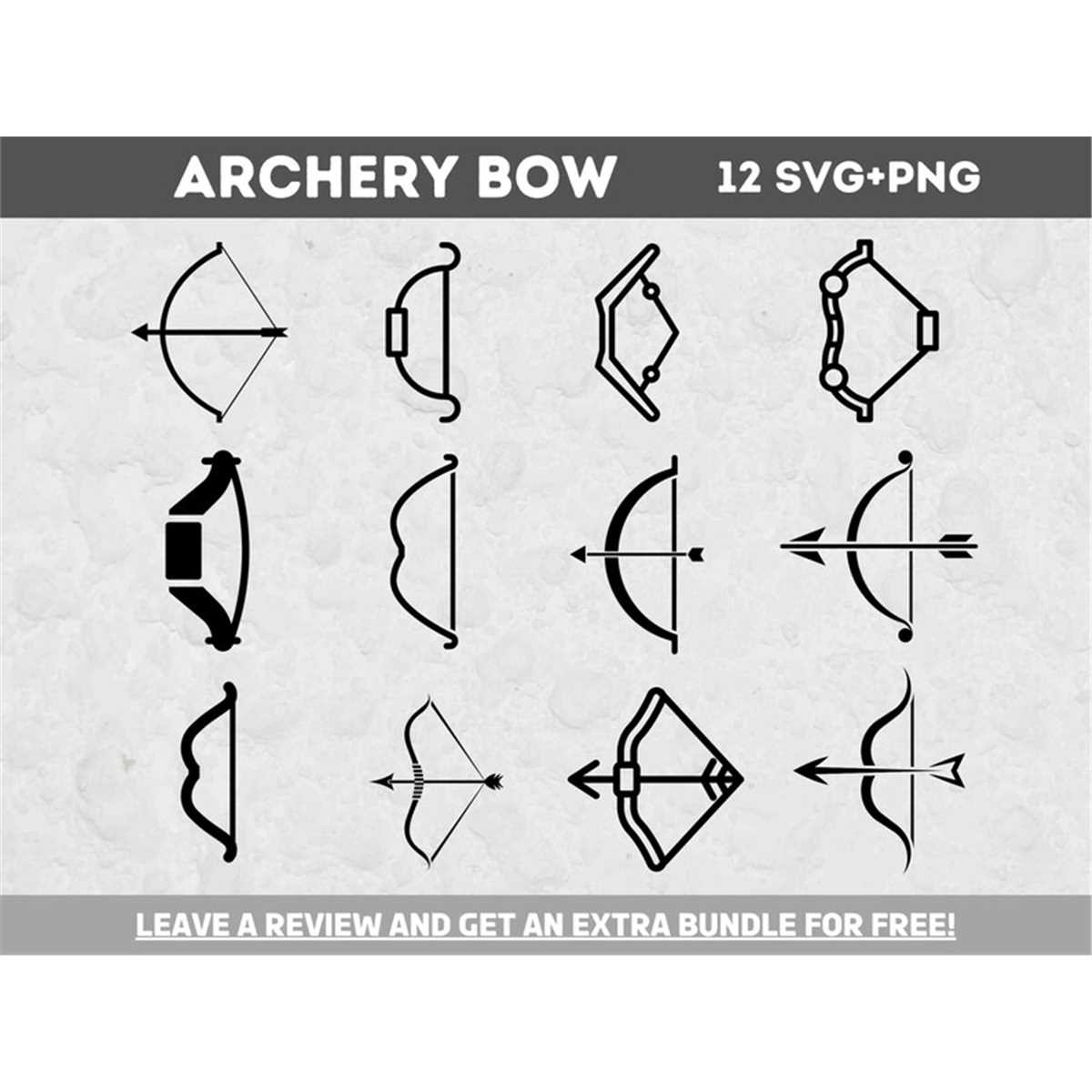 Bow Svg, Archery Bow SVG, Hunting Bow Clipart, SVG Files for | Inspire ...