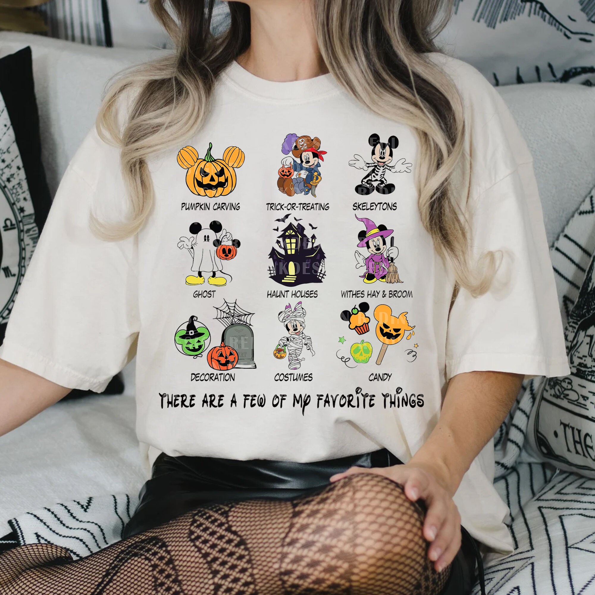 There Are A Few Of My Favorite Things Shirt Mickey Halloween | Inspire ...