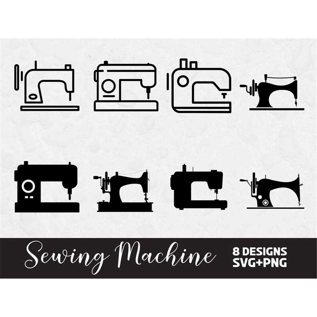 Sewing Machine SVG Bundle, SVG files for Cricut, Homemade sv | Inspire ...