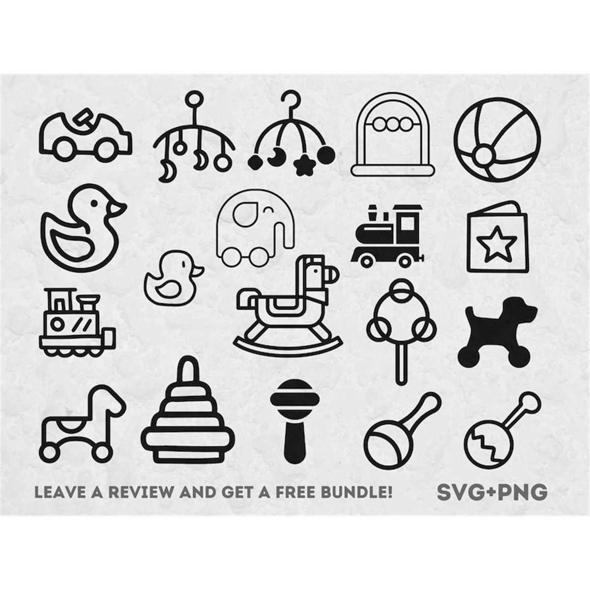 Toy SVG, Toy Clipart, SVG Files for Cricut, Nursery SVG, Kid - Inspire ...