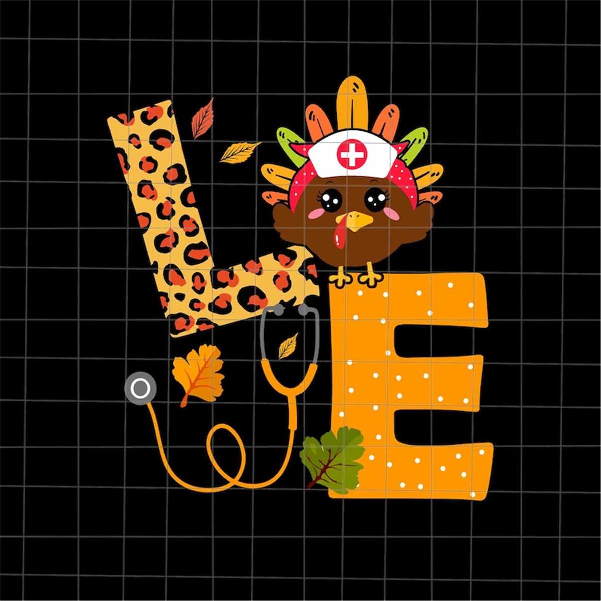 Love Turkey Nurse Thanksgiving Svg, Nurse Thanksgiving Svg, - Inspire ...