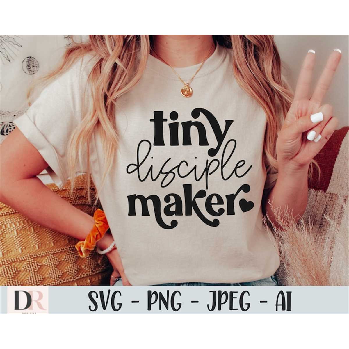 Tiny Disciple Maker Svg, Christian Svg, Jesus Svg, Christian | Inspire ...