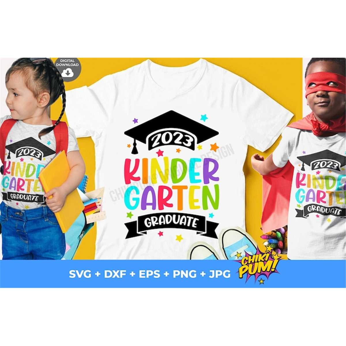 Kindergarten Graduate 2023 SVG, Kinder Graduate 2023 SVG, Ki - Inspire ...