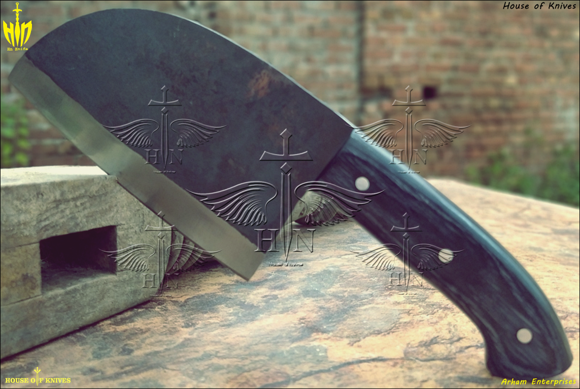 Handmade Cleaver Chopper Chef knife Kitchen knife Carbon Ste - Inspire ...
