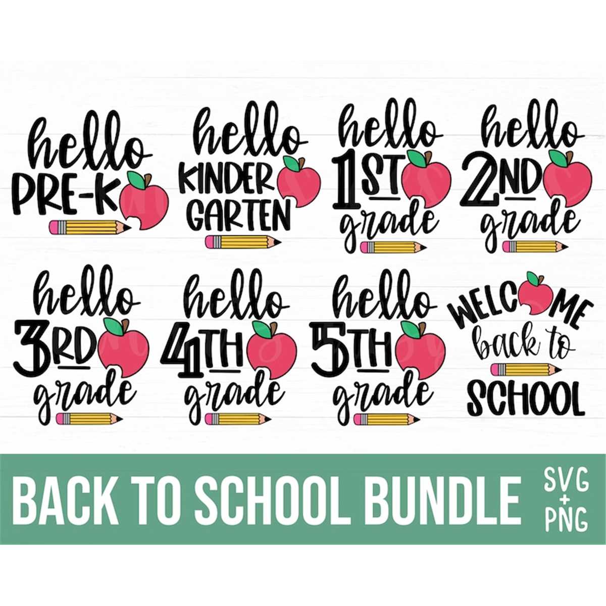 Back To School Svg Bundle, First Day Of School Svg, Teacher | Inspire ...