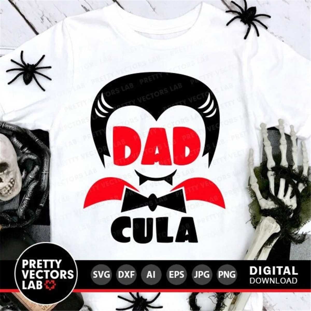 Dadcula Svg, Dad Halloween Svg, Funny Halloween Svg, Dxf, Ep | Inspire ...