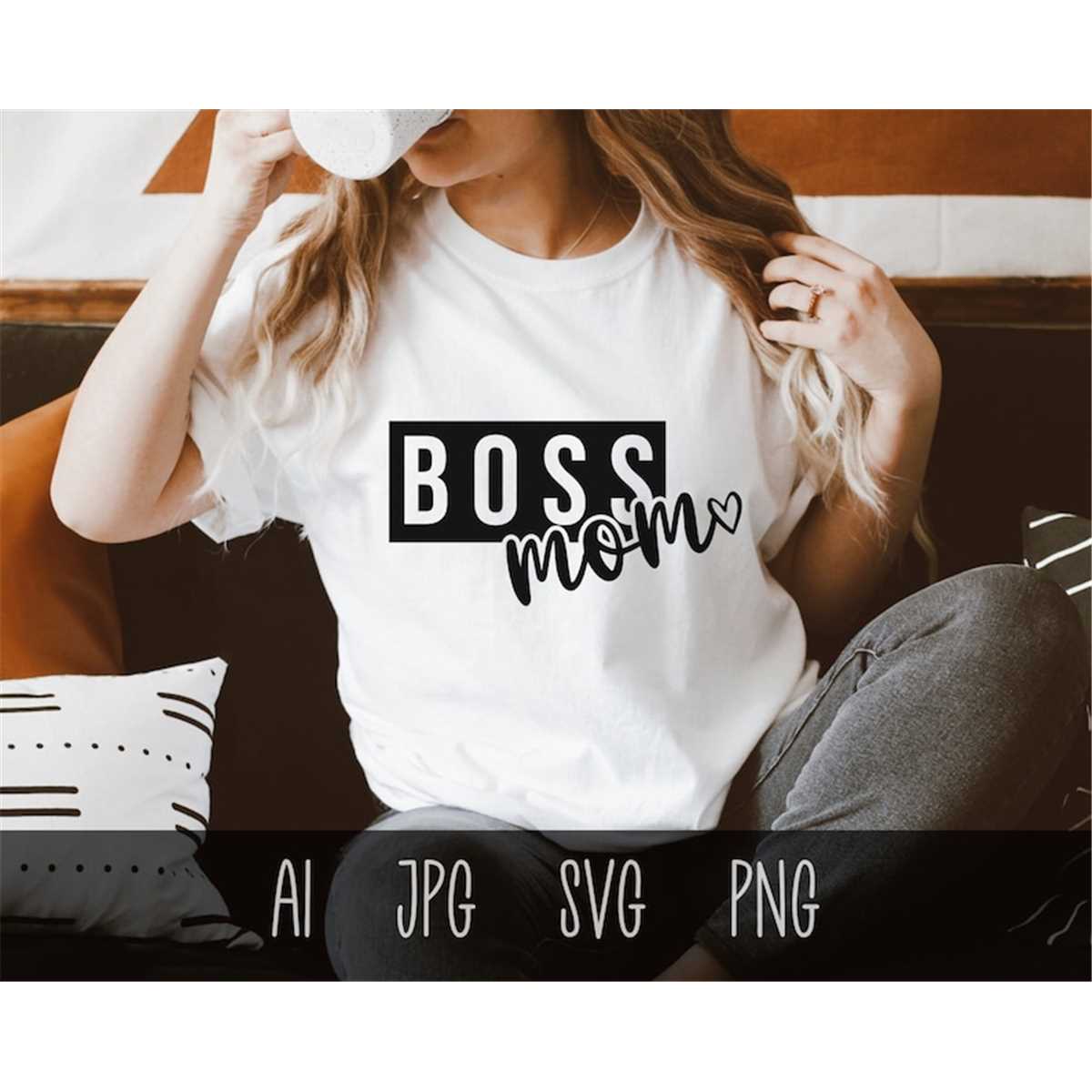 Boss Mom Svg, Momtrepreneur Svg, Boss Mama Svg, Entrepreneur | Inspire ...