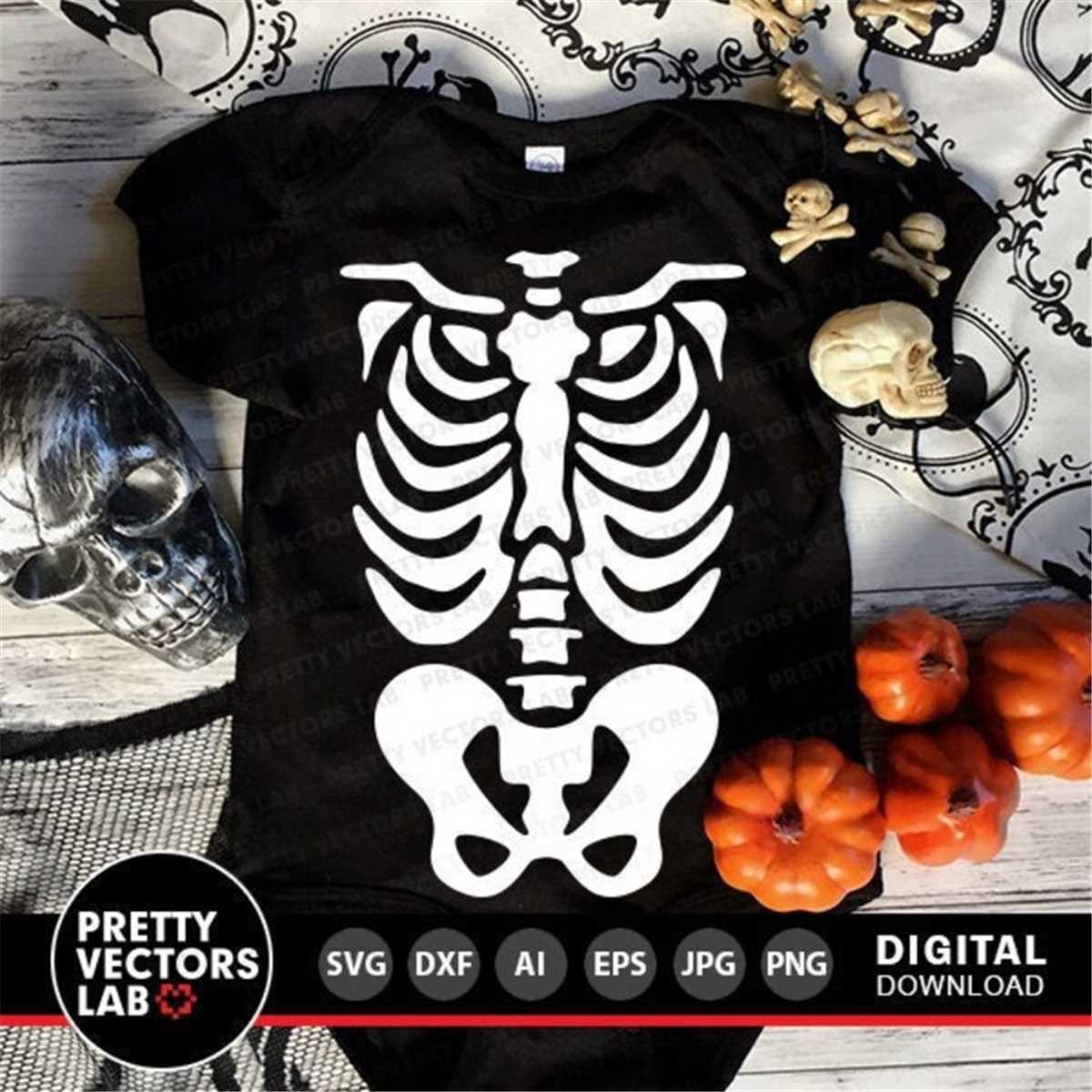 Skeleton Svg, Halloween Cut Files, Baby Halloween Svg, Skele | Inspire ...