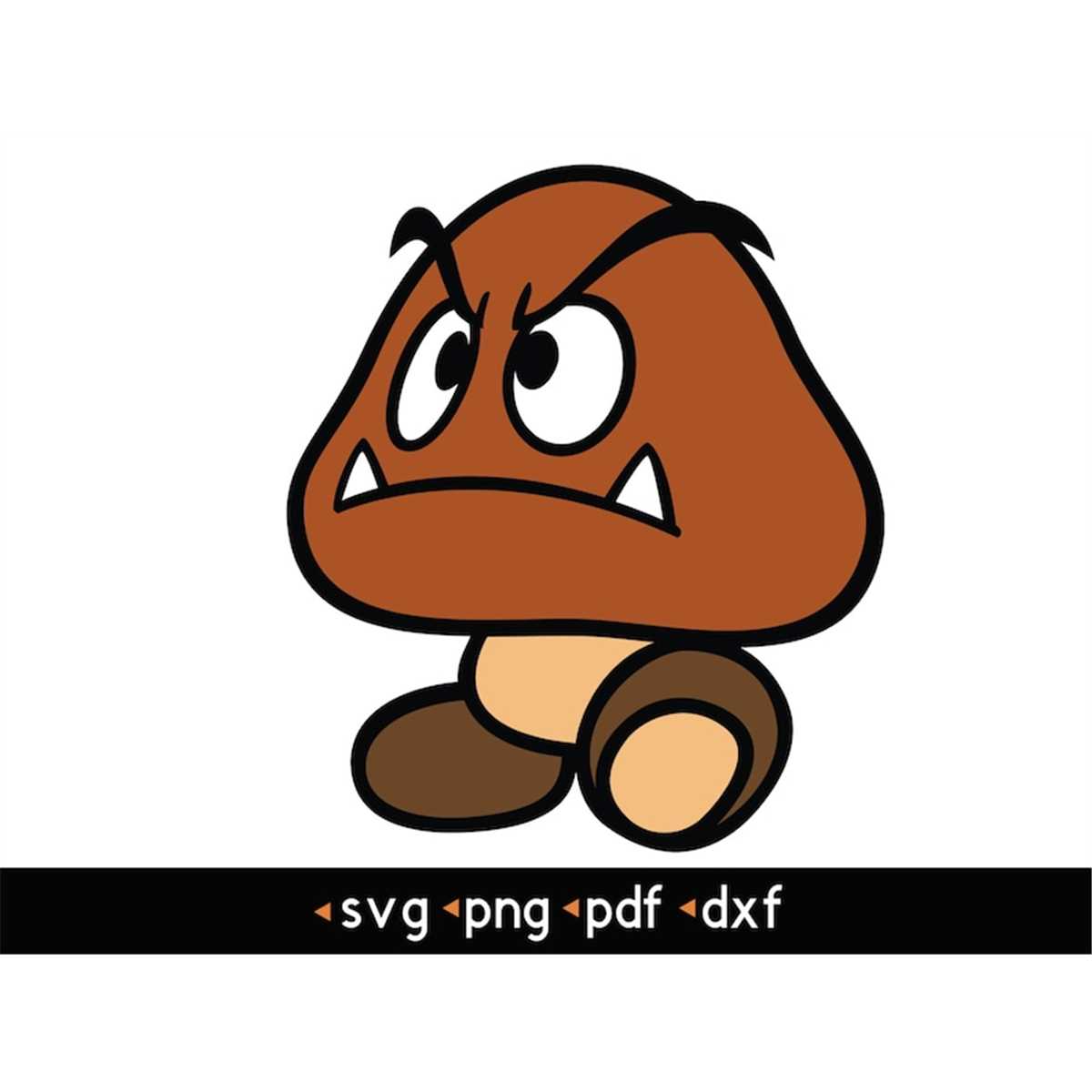 Goomba- 3 svg, png, pdf, dxf | Inspire Uplift