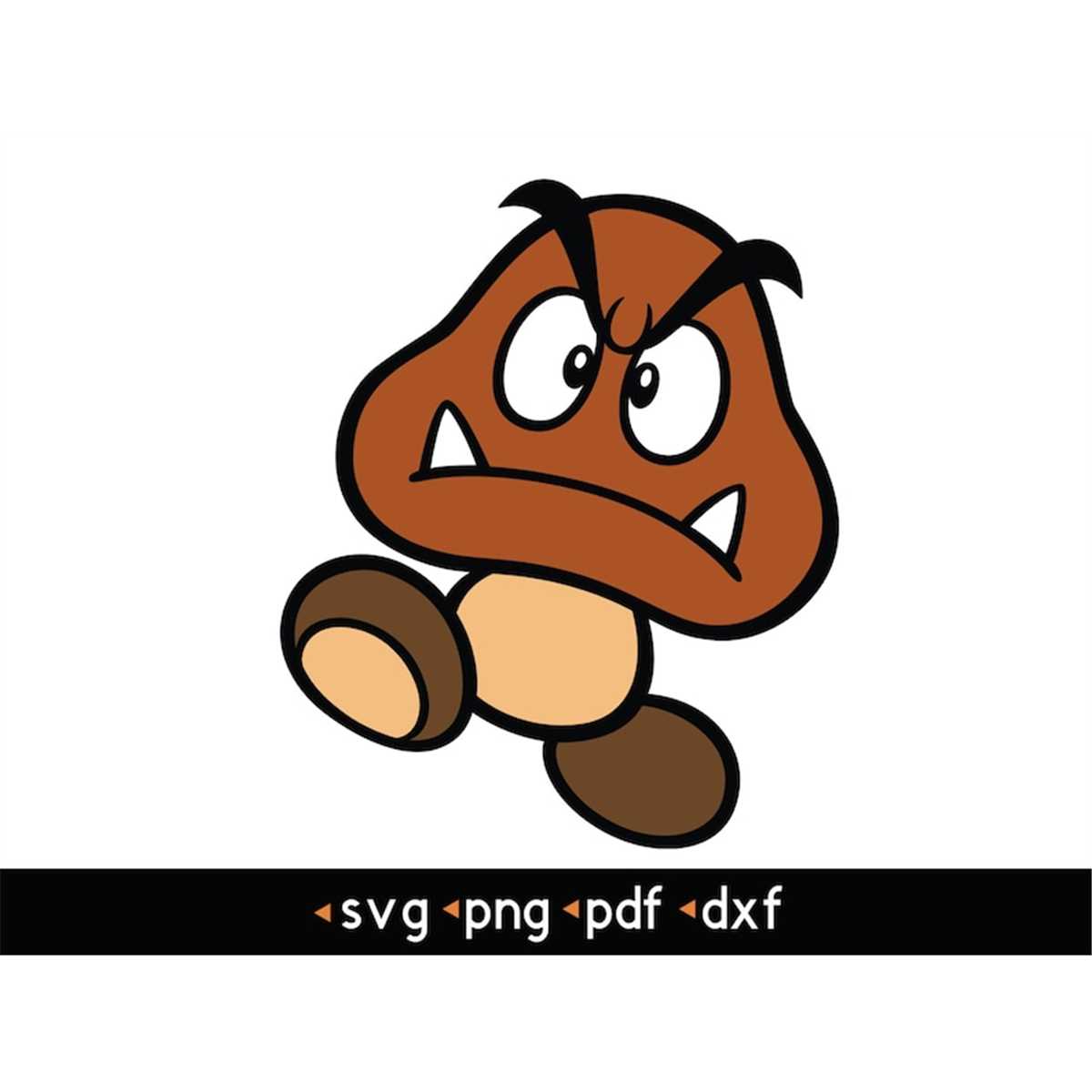 Goomba- 2 svg, png, pdf, dxf | Inspire Uplift