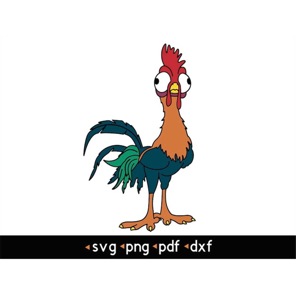 Heihei- 1 svg, png, pdf, dxf | Inspire Uplift