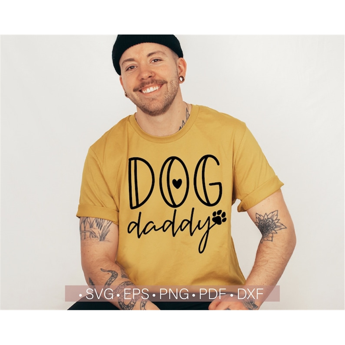 Dog Daddy Svg, Dog Dad Svg, Dog Father Svg Cut File For Cric | Inspire ...