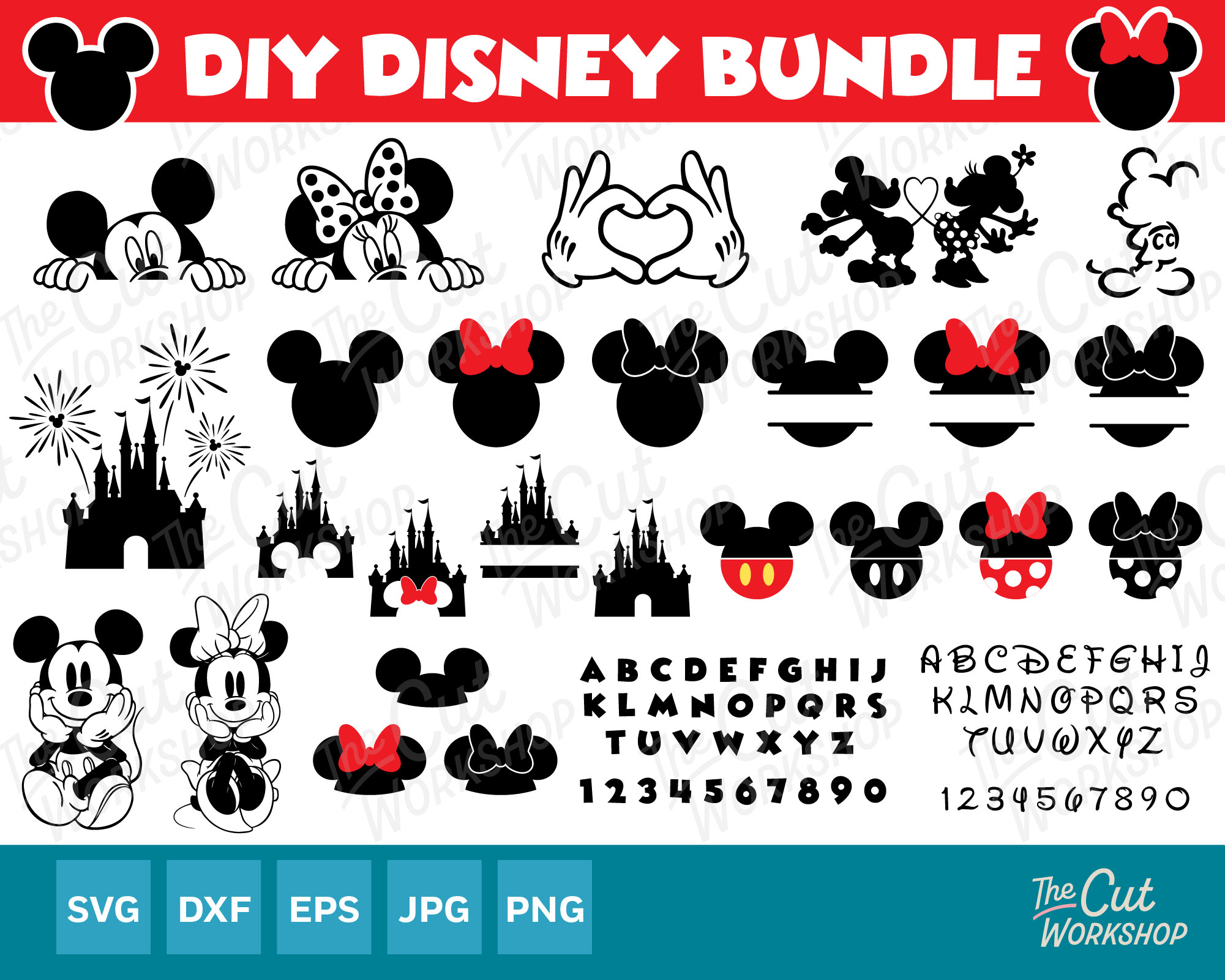 DIY Mickey Minnie Ears Magical Kingdom Disneyland Disneyworl | Inspire ...