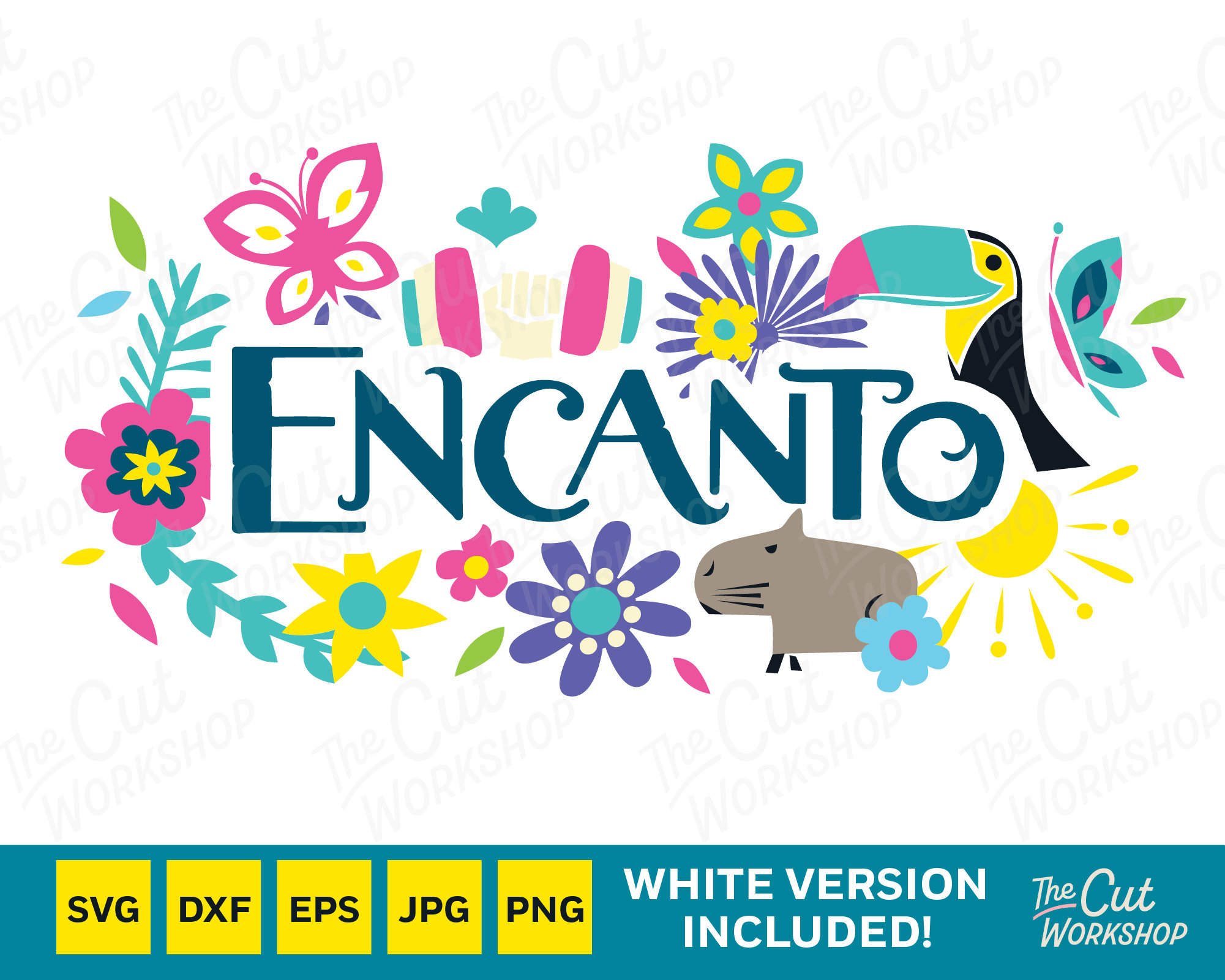 Encanto Logo Icons Clipart Images Instant Digital Download - Inspire Uplift