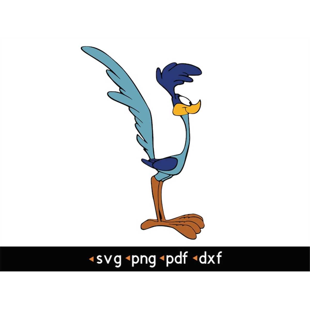 Road Runner- 1 svg, png, pdf, dxf | Inspire Uplift