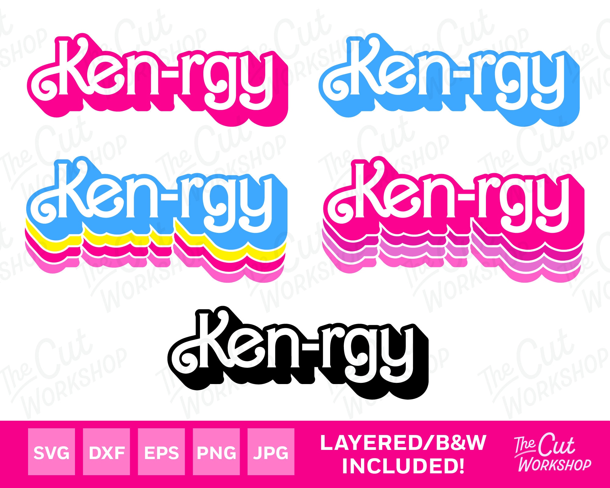 Kenrgy Kenn Energy Logo Babe Doll Design Bundle Retro SVG P | Inspire ...