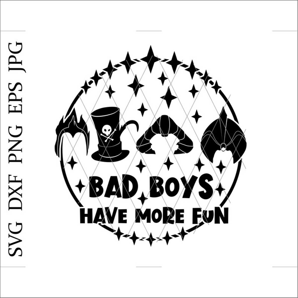 Bad Boys Have more Fun Svg,fun svg,Halloween SVG,Villains Sv | Inspire ...