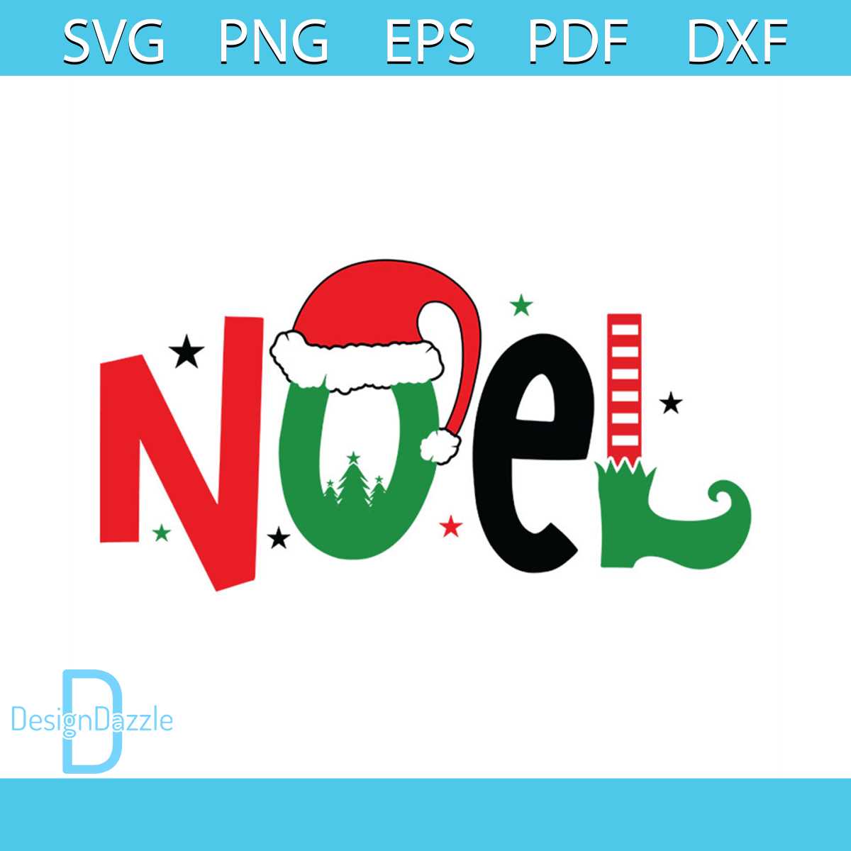 Noel Elf Svg, Christmas Svg, Noel Svg, Elf hat Svg, Elf Shoe | Inspire ...