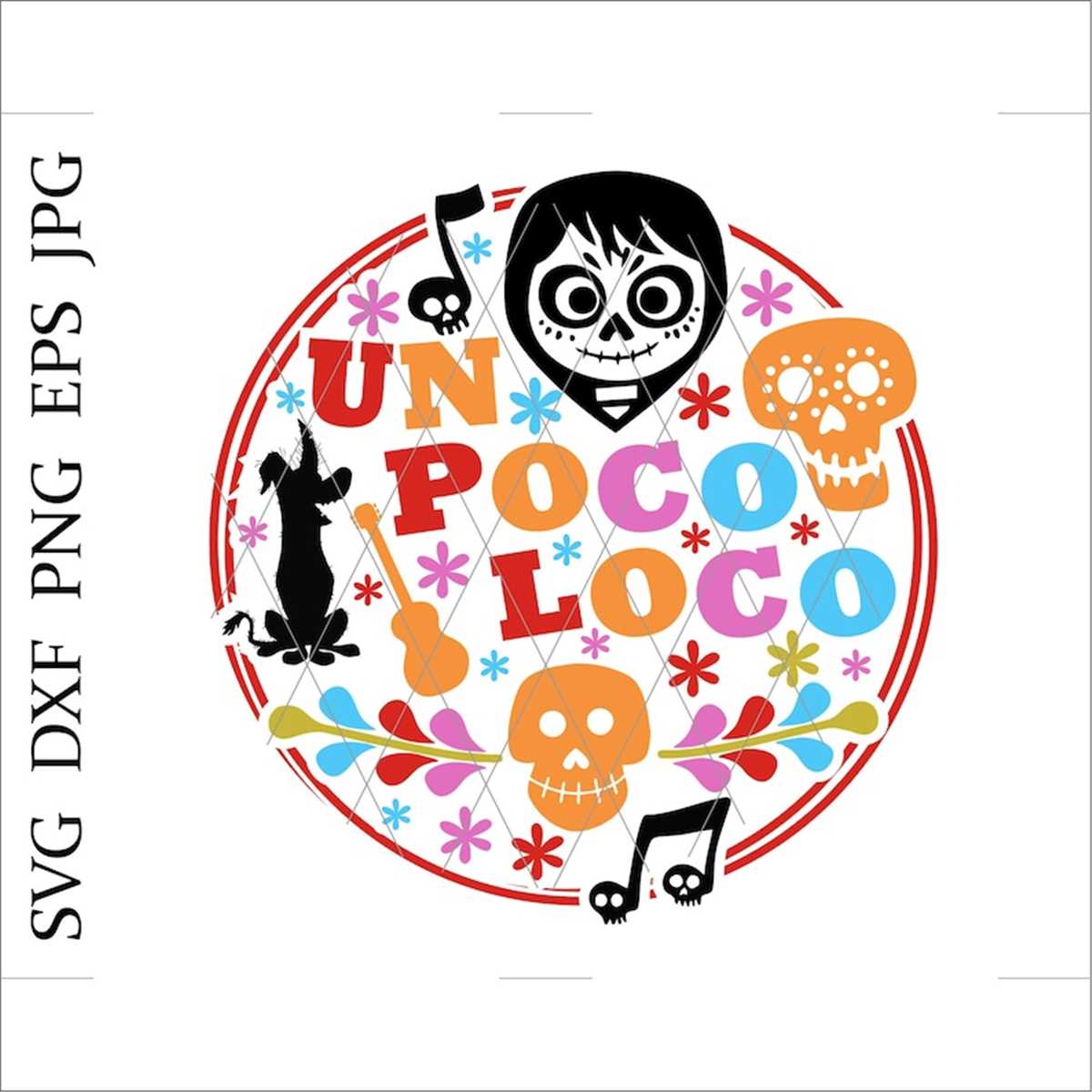 Coco svg,Coco poco loco svg,Un poco loco svg,Coco Skull svg, | Inspire ...