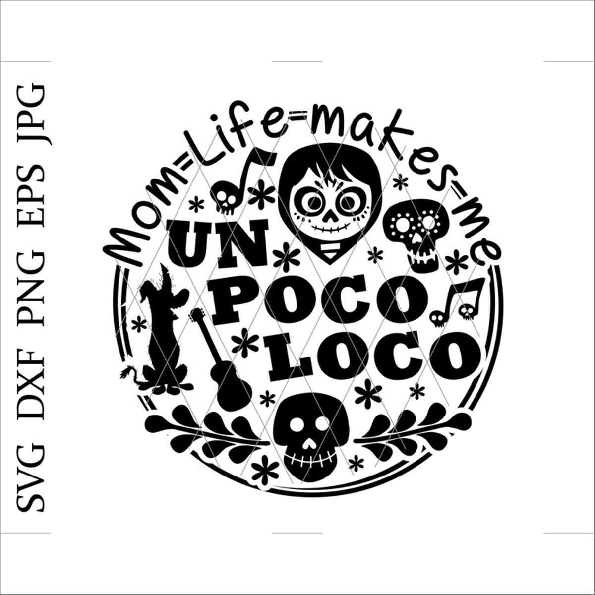 Coco svg,Coco poco loco,mom life svg,makes me un poco loco,C | Inspire ...