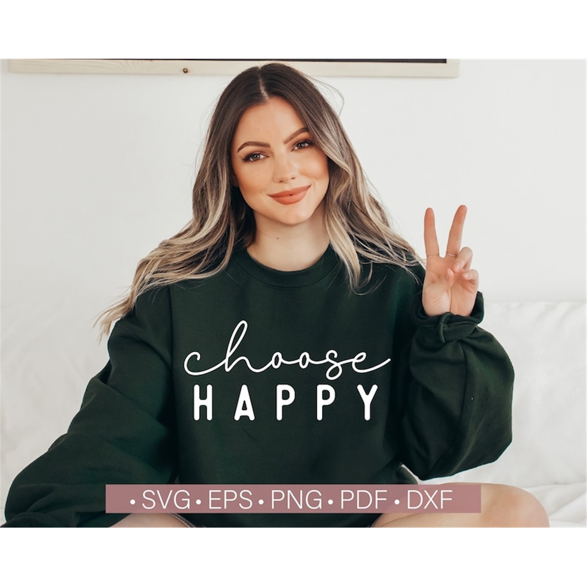 Choose Happy SVG, Positive SVG PNG, Inspirational Svg, Happi | Inspire ...