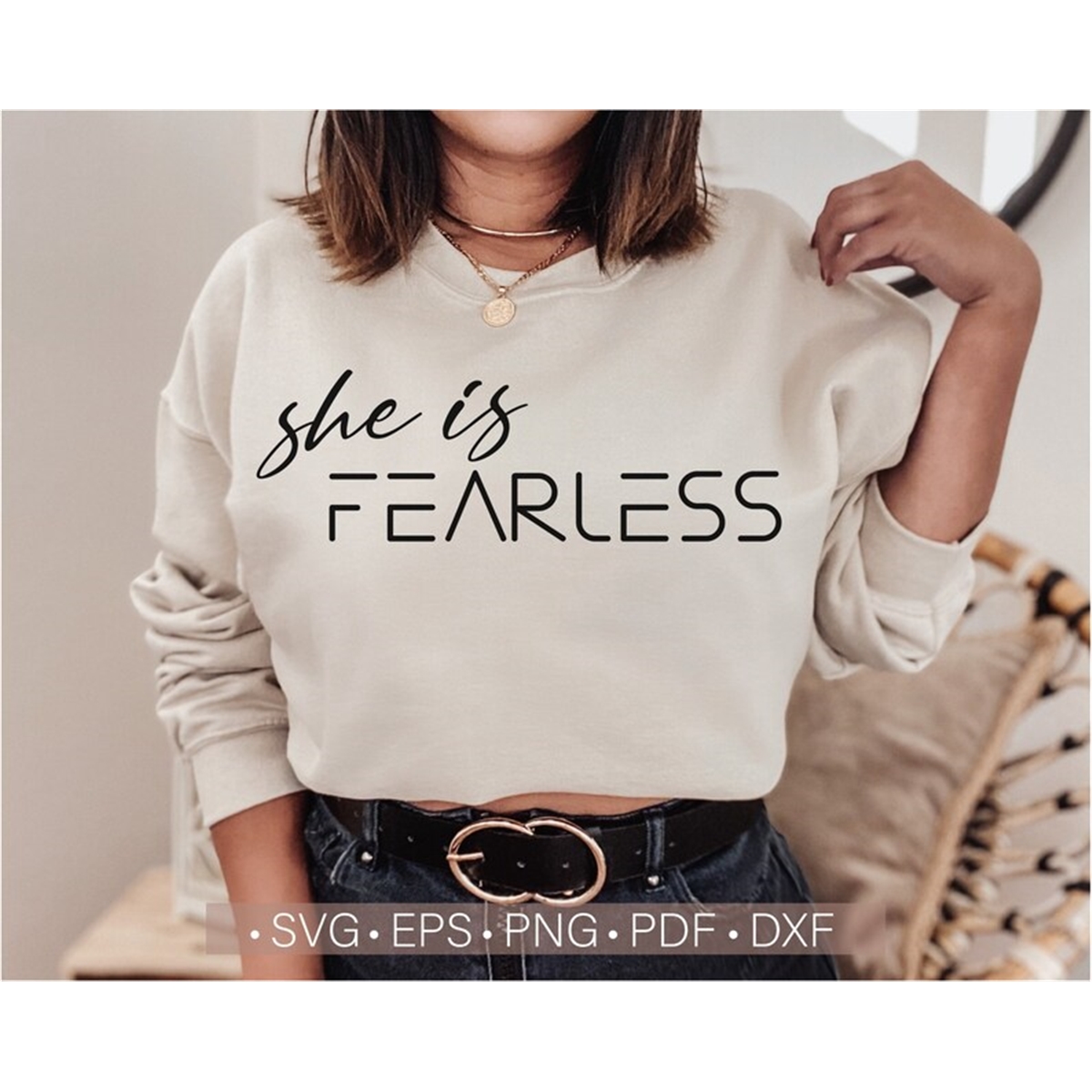 She is Fearless Svg, Bible Verse Svg, Bible Quotes Svg, Chri | Inspire ...
