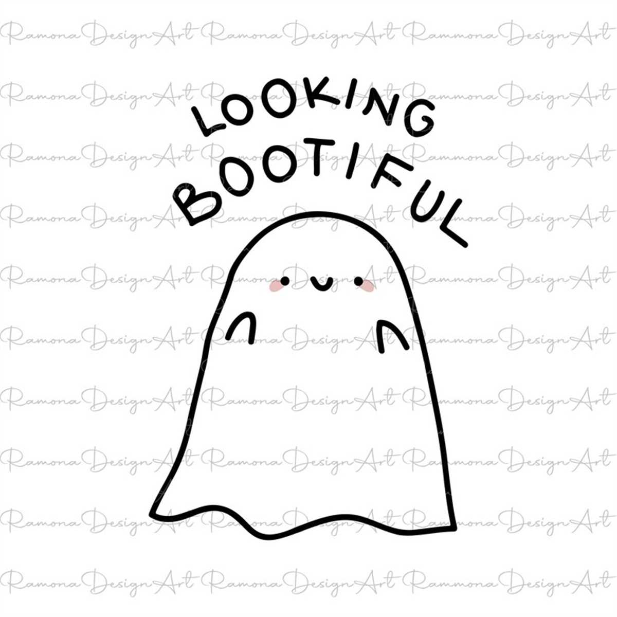 Bootiful Halloween Svg,Spooky SVG,Cute Ghost SVG,Witch SVG,G | Inspire ...