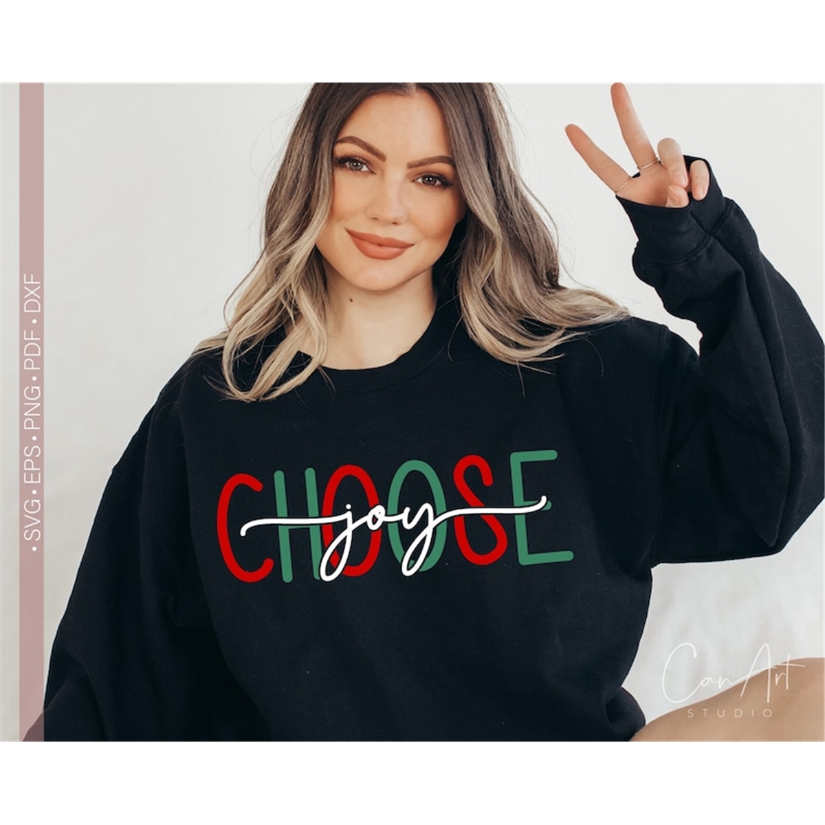 Choose Joy Svg, Christmas Svg Png Shirt Design Cut File Cric | Inspire ...